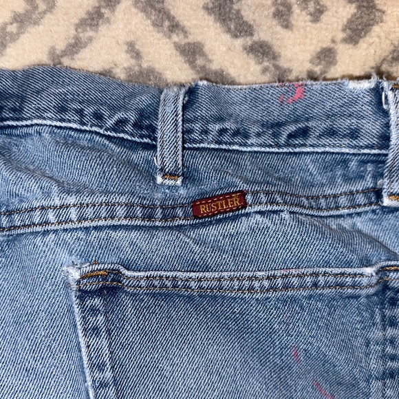 Wrangler | Jeans | Vintage Distressed Wrangler Rustler Jeans | Poshmark